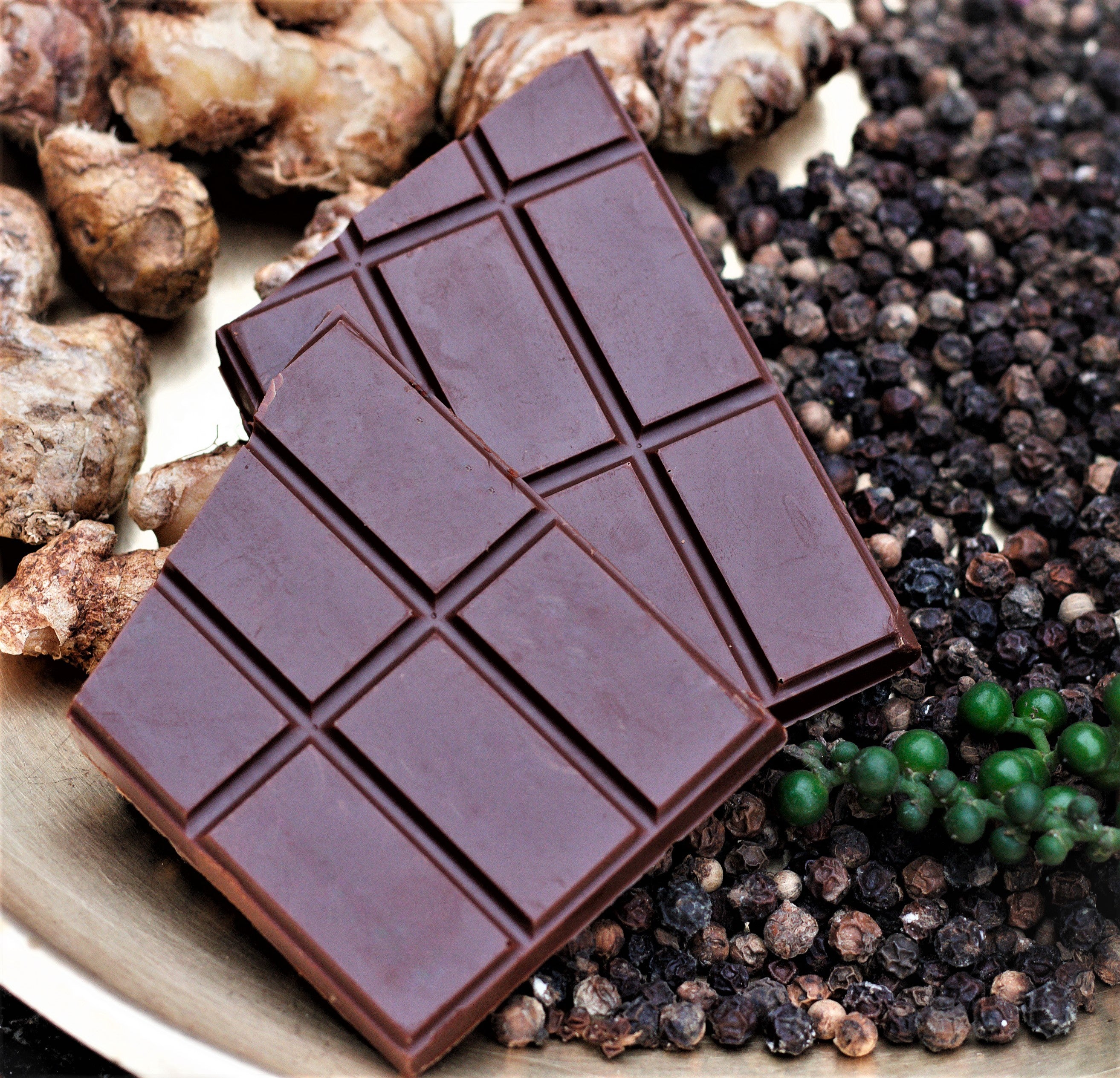 Spicy Twist Pack of 2 - 62% Dark Chocolate | Handmade | Sweetened with ...